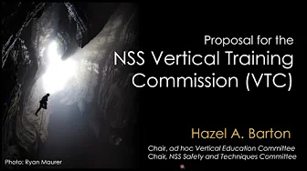 Vertical Training Commission - National Speleological Society